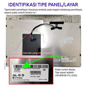 Jual PAKET PANEL LVDS 30 Pin - Universal Controller Board LCD LED TV - Kab. Rembang - Hanapi ...