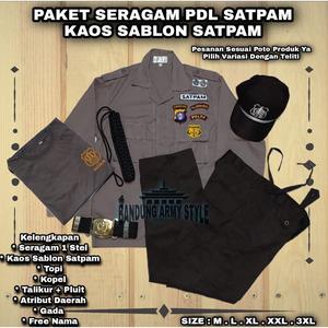 Jual Seragam PDL security terbaru Seragam PDL terbaru paket LENGKAP ...
