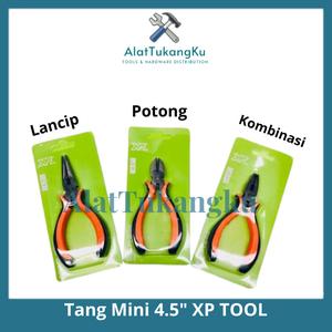 Jual Tang Kombinasi Tang Lancip Tang Potong Mini 4,5" XPTOOL Jepit Kabel - Tang Potong - Kota ...