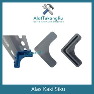 Jual Alas kaki Siku PVC 4x4cm /Alas Kaki besi Kursi Meja Rak Siku ...
