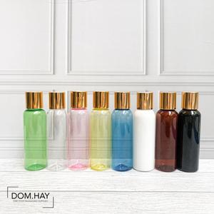 Jual 100ml Botol Presstop Gold Plastik Packaging Skin Care DHJB ...