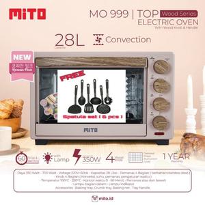 Jual Mito MO-999 Oven Mito Listrik Mito Mo 999 TOP kapasitas 28L Low ...