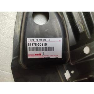 Jual Liner Fender Spakbor Depan New Yaris Original 53875 / 53876-0D310 ...