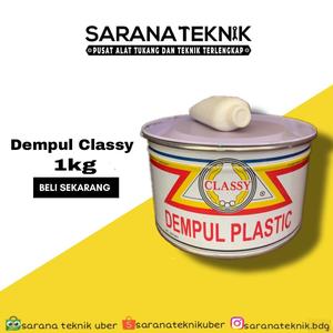 Jual DEMPUL CLASSY 1kg Dempul Plastik/Besi / Dempul Besi 1kg - Kota ...