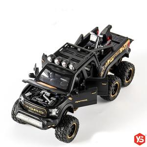 Jual Ford Beast Raptor 6x6 Monster Truck M Off Road Pickup Jip 1:24 ...