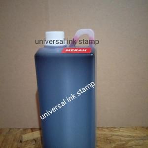 Jual NEW TINTA STEMPEL FLASH/WARNA OTOMATIS, WARNA MERAH 1 LITER ...