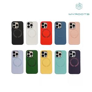 Promo Myroots Magsafe Case For Iphone 14 13 Pro Max Silicone Anti Noda ...