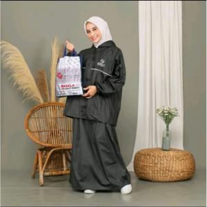 Jual Masela Jas Hujan Wanita Setelan Baju dan Rok Dewasa Tebal Lentur ...