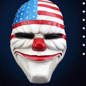 Jual Payday 2 Dallas Topeng Badut Bendera AS Cosplay Pesta Topeng ...