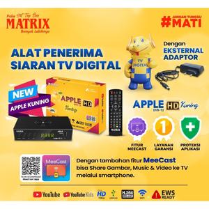 Jual Set Top Box Matrix Apple Kuning New Stb Metrik Apel Terbaru ...