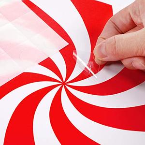 Jual 18 Pieces Peppermint Candy Cutouts Wall Cut Outs Christmas Candy ...