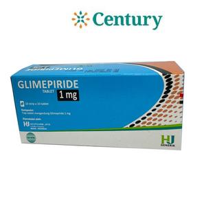 Jual GLIMEPIRIDE 1 MG 1 STRIP ISI 10 TABLET - Jakarta Pusat - CENTURY ...