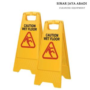 Jual Wet Floor Sign Tanda Lantai Basah Caution Wet Floor Awas Licin 61 ...