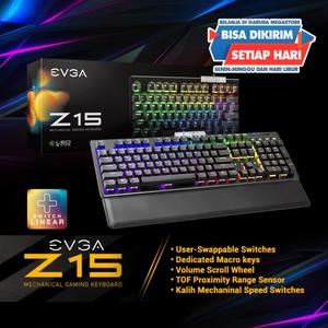 Jual Evga Mechanical Gaming Keyboard Z15 Swappable Key Switch Original ...