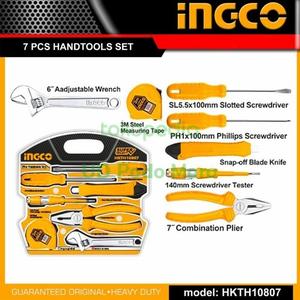 Jual Ingco Hand Tool Set 7 Pcs HKTH10807 Alat Perkakas Kerja Set - Kota ...