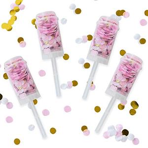 Promo 4 Pack Push Pop Confetti Poppers Cannon, Wedding Confetti Cicil 0 ...