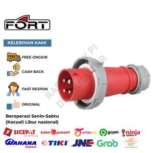 Jual FORT INDUSTRIAL PLUG IP67 CEE FT-0342 4POLE 63A - Jakarta Barat ...