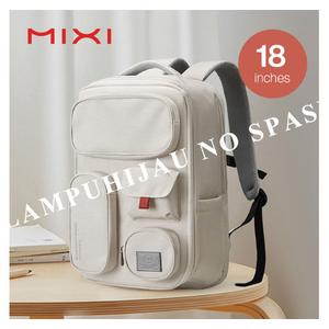 Jual Tas MIXI Travel Sekolah Backpack Unisex Outdoor Waterproof Bag 18 Inch - NAUTICAL BLUE ...