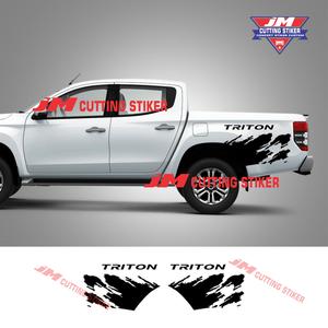 Jual Stiker sticker variasi body triton stiker cutting mobil triton ...
