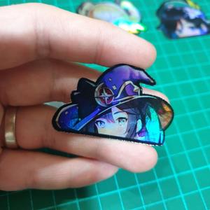 Jual Sticker Hologram Anime - Peeker Genshin Impact Part 1 - Hu Tao ...