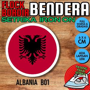 Jual Patch Badge Emblem Setrika IRON-ON Flock BORDIR BENDERA Negara ...