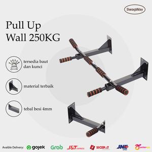 Jual Wall pull up PULLUP HORIZONTAL bar chin up tricep bicep 250kg ...