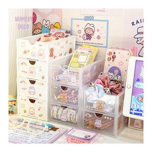 Jual Korean Aesthetic Stackable Mini Drawer / Laci Stackable (+STICKER ...
