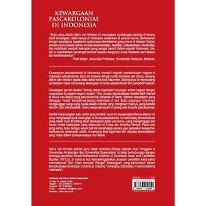 Jual Kewargaan Pascakolonial di Indonesia - Sebuah Sejarah Populer ...