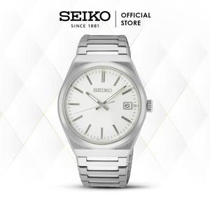 Promo Seiko Classic SUR553P1 Men Silver Dial Stainless Steel Strap ...