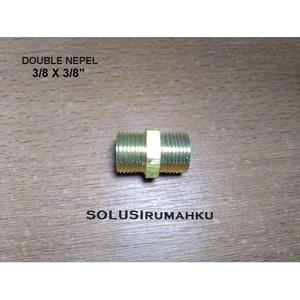 Jual DOUBLE NEPEL 3/8 INCH / dobel nepple nipel DRAT LUAR 2 SISI 3/8" - Kota Bekasi - Mira ...