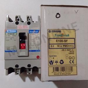 Jual TERASAKI MCCB E100SF 3P 10A 16KA @380VAC (100AF) PLUG-IN TYPE Best ...