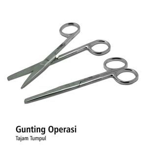 Jual Gunting tajam tumpul Lurus 14 cm / Gunting P3K - Kota Bekasi ...
