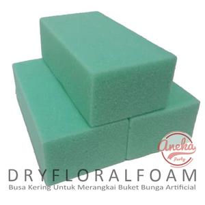Jual Flower Foam Buket Bunga / Busa Bunga Hijau Kering Busa floral foam ...