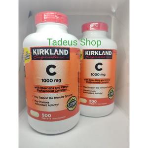 Jual KIRKLAND VITAMIN C 1000MG 500 TAB VIT DAYA TAHAN IMUN TUBUH - Kab ...