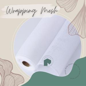 Promo Flower Wrap Mesh Buket Jala Wrapping Jaring Korean - WHITE - Kota ...