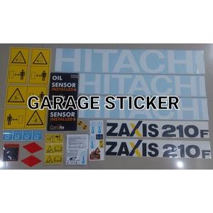 Promo STICKER EXCAVATORS HITACHI ZAXIS 210F 5G - Kota Pekanbaru ...