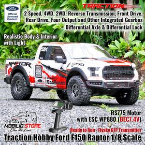 Jual Traction Hobby Ford F150 Raptor 1/8 Scale RTR RC Crawler Adventure ...