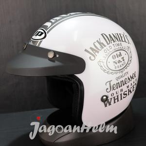 Promo JPX HELM JP RETRO NEW BIGIE JK DANIEL | PEARL WHITE | JPRETRO ...