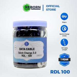 Jual Kabel Data Reborn RDL100 Lightning Panjang 1M Fast Charging (30 ...