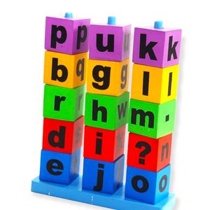 Jual Mainan Edukasi Anak-Balok Susun Huruf Abjad Jumbo Warna Warni ...