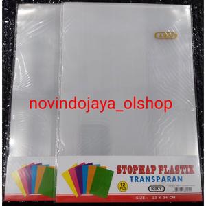 Jual FH470 MAP PLASTIK L TRANSPARAN KIKY /STOP MAP PLASTIK / MAP ...