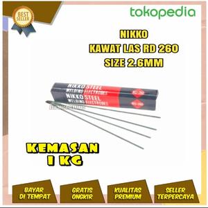Jual ( 1 KG ) KAWAT LAS RD 260 2.6MM / KAWAT LAS RD-260 welding electrodes - Kab. Sidoarjo ...