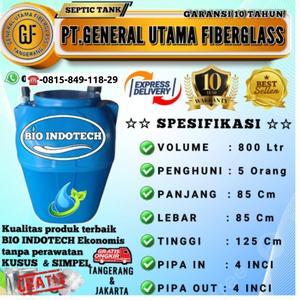 Jual septic tank bio 800.liter biotank biotech biofil sepiteng ...
