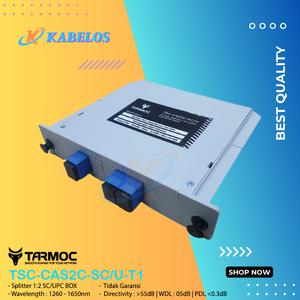 Jual JAMINAN ASLI TARMOC SPLITTER FO 1:2 SC/UPC | SPLITTER 1:2 BOX ...