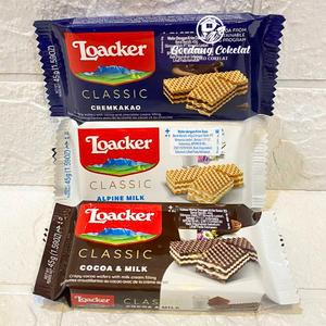 Jual loacker classic wafer cream kakao alpine cocoa milk coklat snack ...