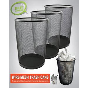 Jual Tempat Sampah Keranjang Jaring Besi Wire Mesh - Bulat - Kota ...