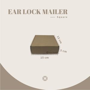Jual Ear Lock Mailer 15X15X5|Karton/Kardus/Box/Packaging Makanan, Kue ...