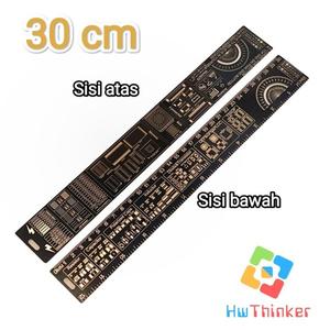 Jual Penggaris PCB 30CM 12inch Referensi Desain Layout Komponen ...
