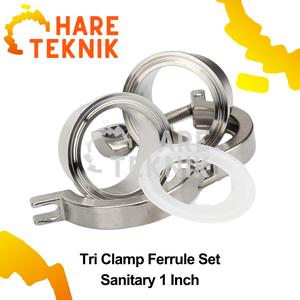 Jual 1" Tri Clamp Set Seat PTFE Sanitary Stainless Size 1 Inch ...