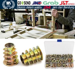 Jual BEST 230PCS/SET MUR NANAS M6 M8 M10 M4 MUR TANAM KAYU INSERT NUT ...